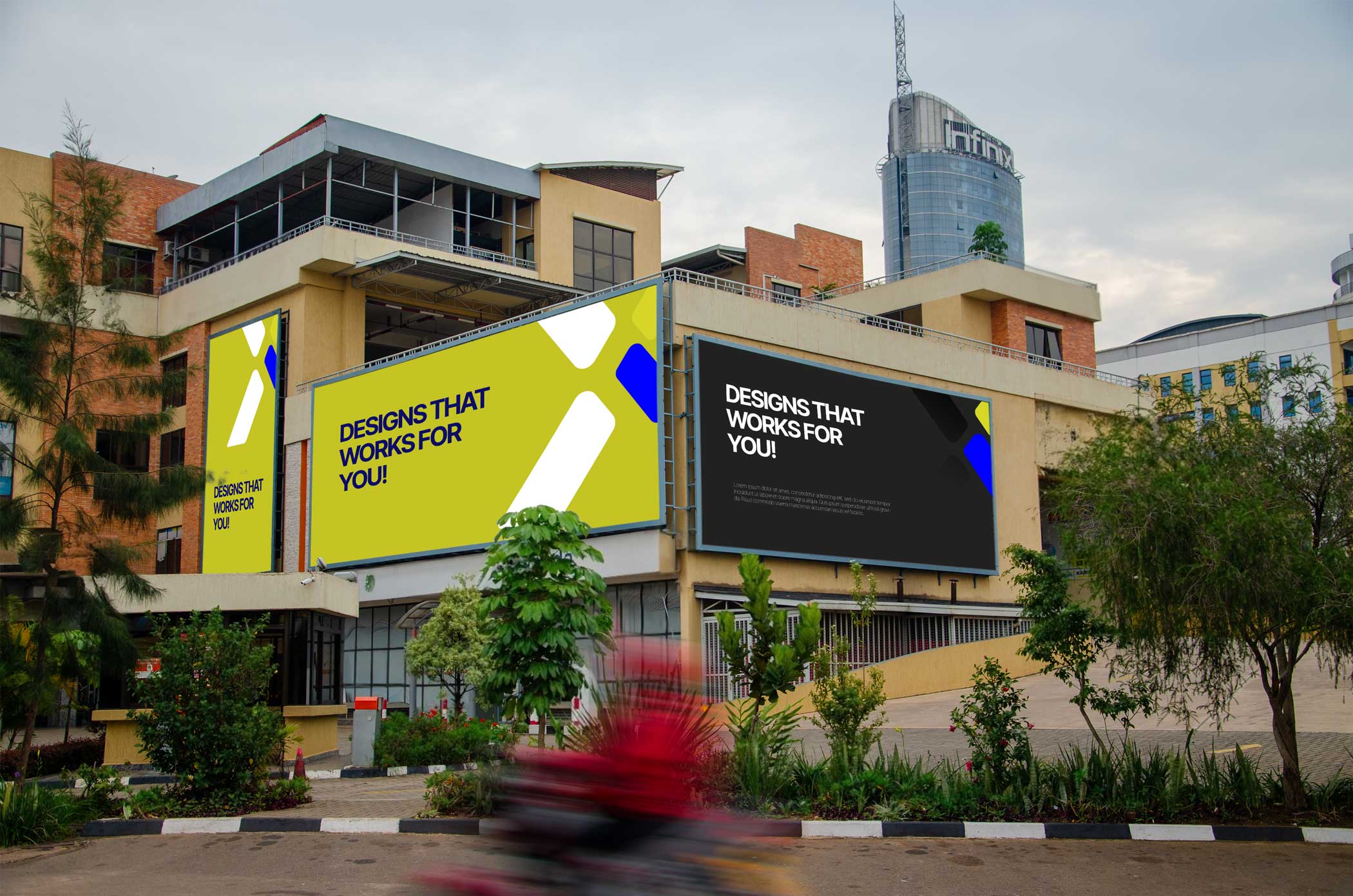 WD Graphix - Kigali Mic Build Billboard Mockup